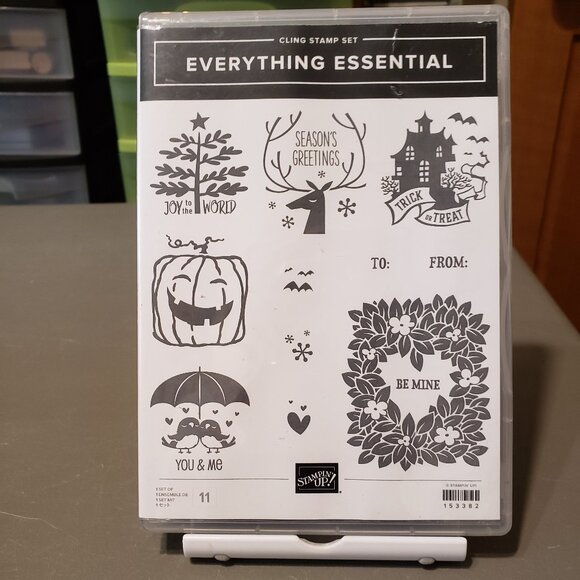 Stampin' Up! | Office | Stampin Up Everything Essential Cling Stamp Set ...